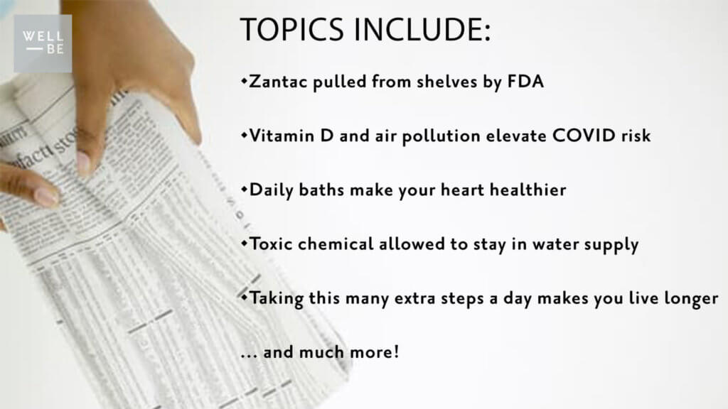 Wellness News & Health Research for April + May 2020